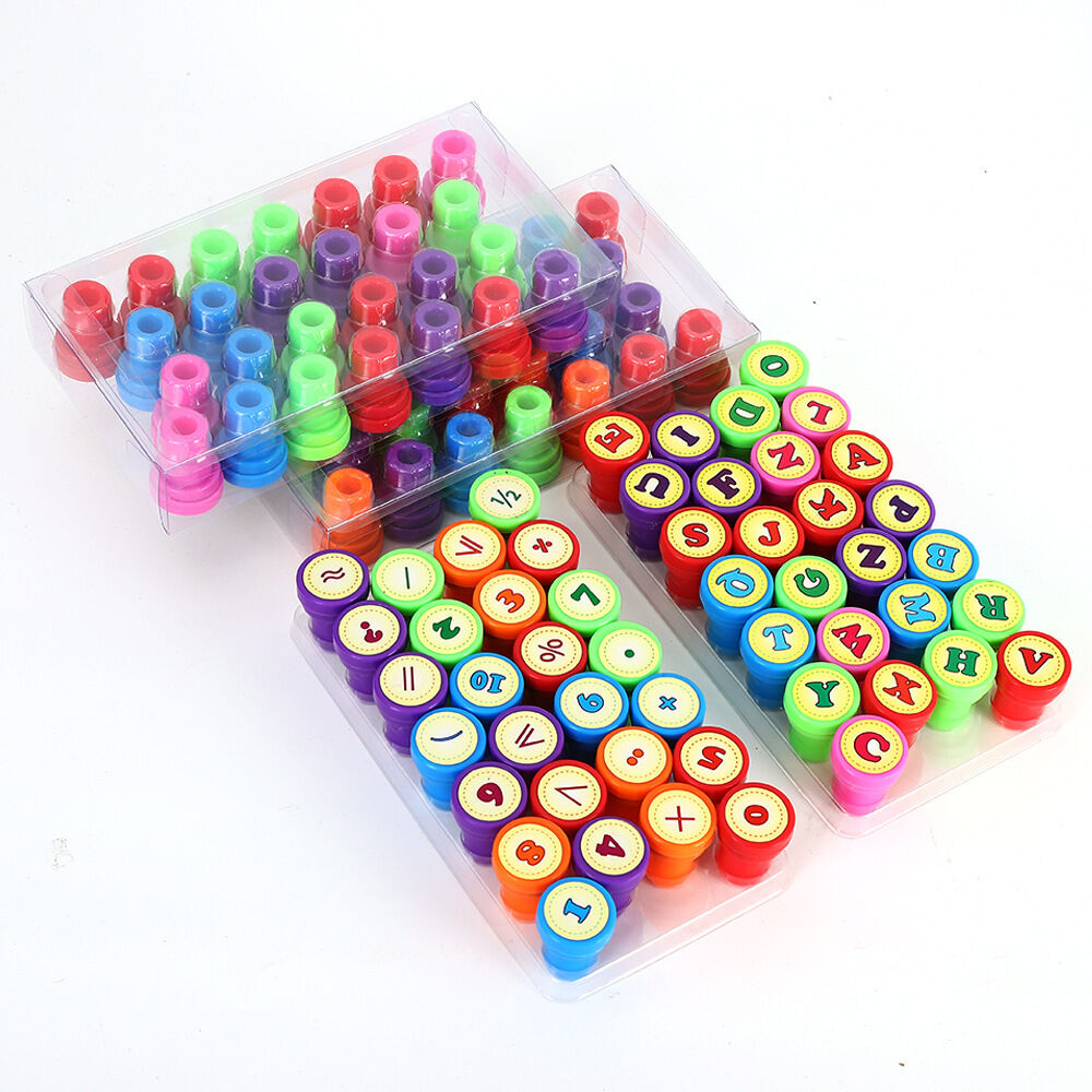 Kids Prize Preschool Education Supplies 26 English Alphabet Stamp, Name ...