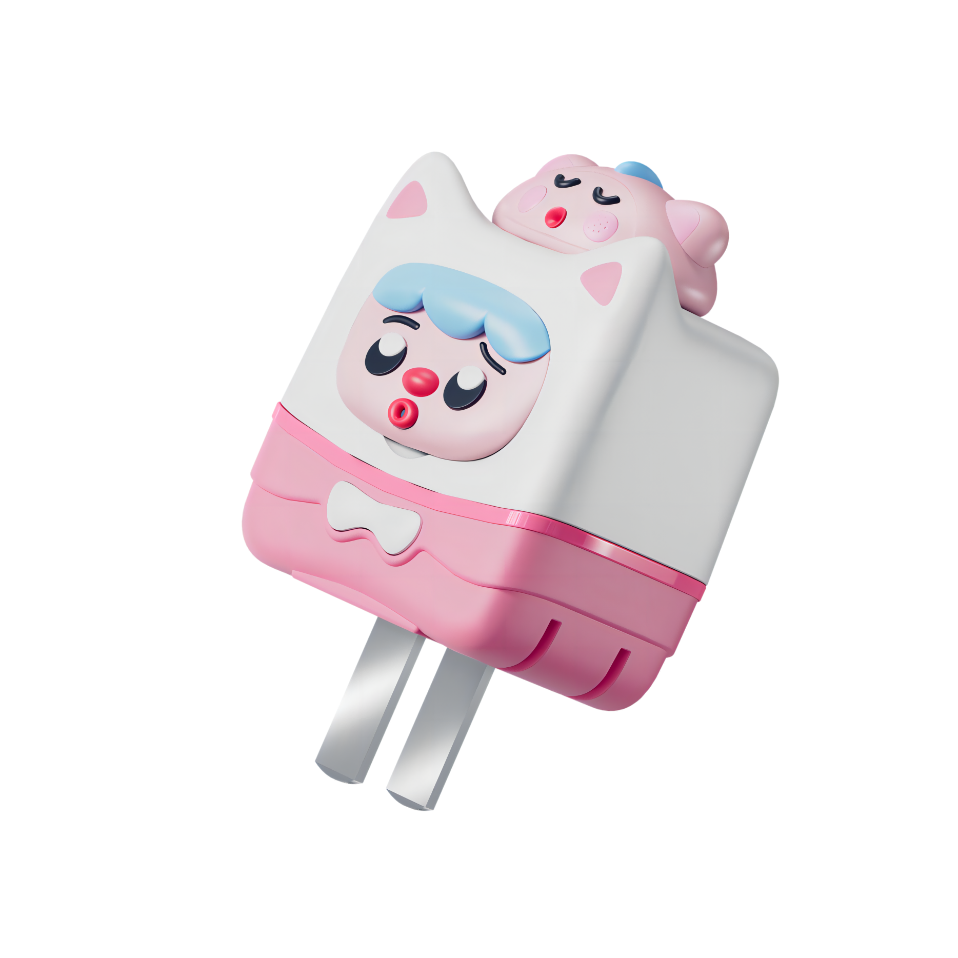 Super Cute Pd Gan 47w Dual C Fast Usb Wall Charger For Iphone Mobile ...