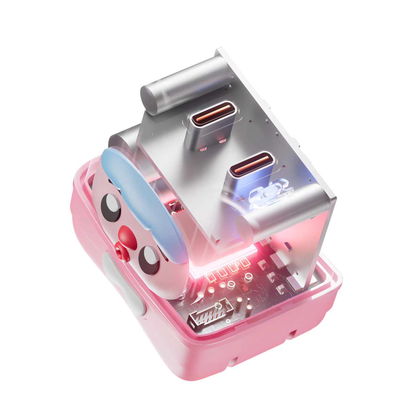 Ultra Compact Design Super Cute 5v 9v 12v 15v 20v Pd Gan 47w Dual Usb C ...