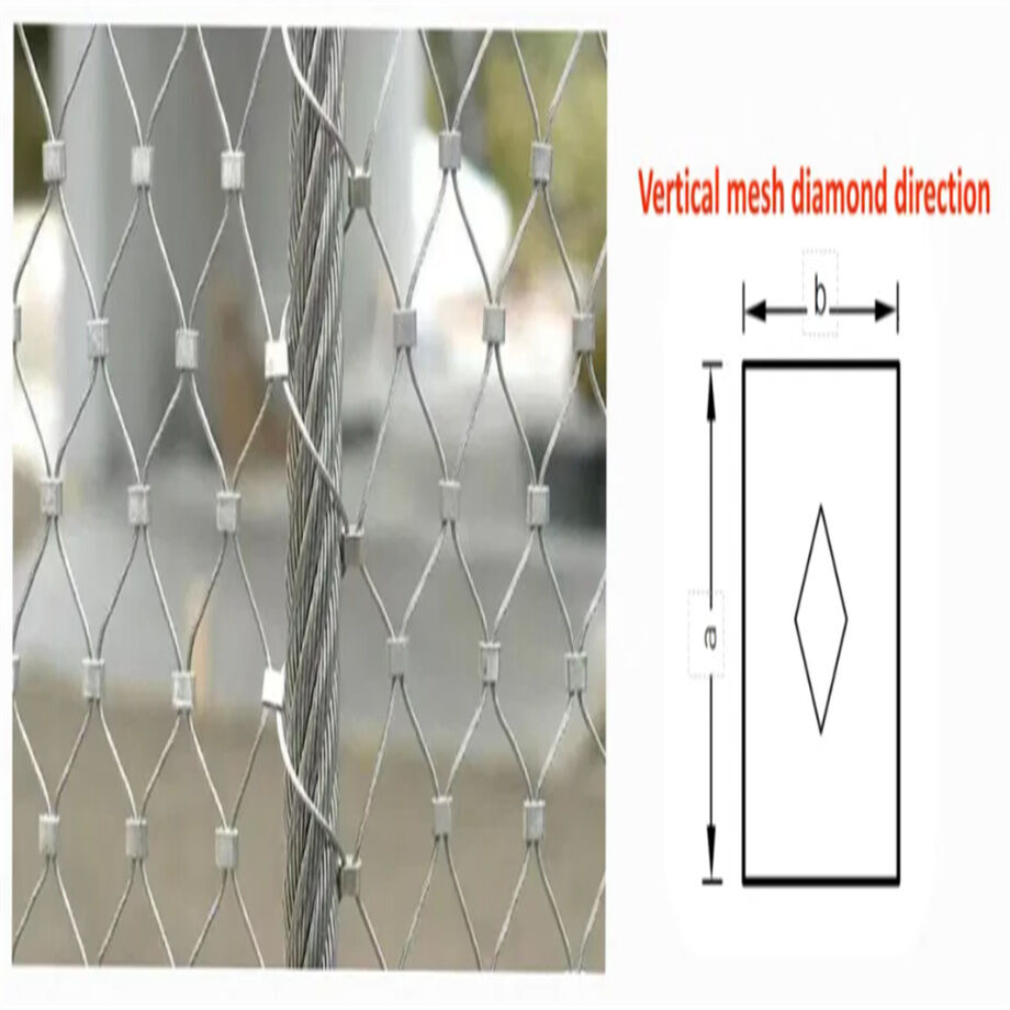 China Factory Supplier Stainless Steel X-tend Cable Woven Mesh - China ...