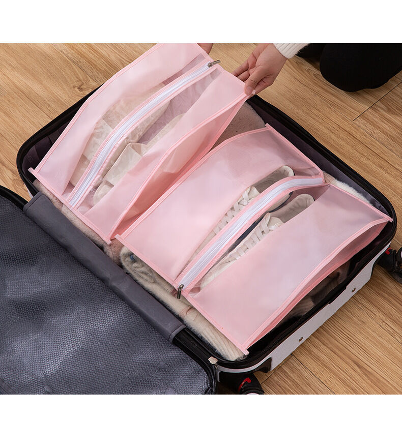 Custom Convenient Portable Organizer Bags Shoe Sorting Pouch Hot Sale Translucent Waterproof ...
