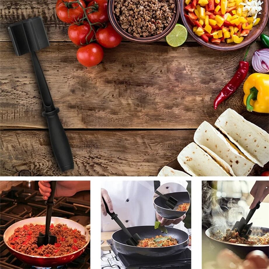 New Kitchen Tool Meat Chopper Grinding Pounding Meat Spatula Cooking ...