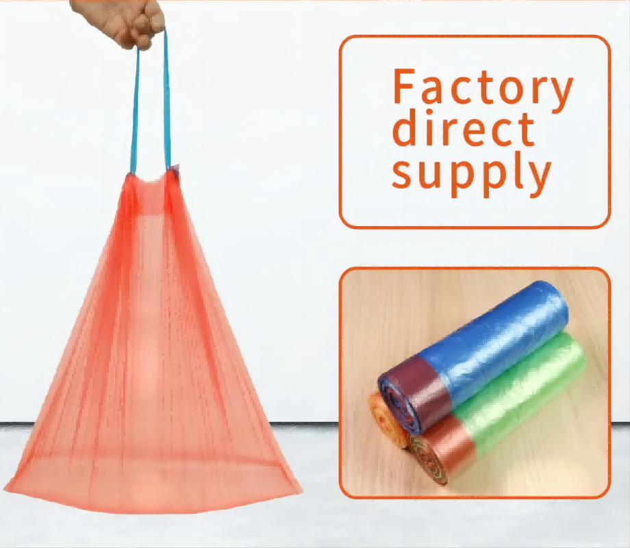 Factory Wholesale Disposable Drawstring Garbage Bag Point Break Garbage ...
