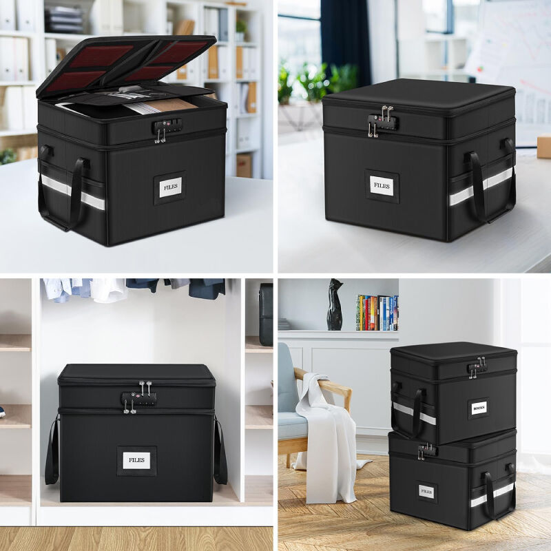 Buy China Wholesale Portable Fireproof Document Box File Organizer Box ...