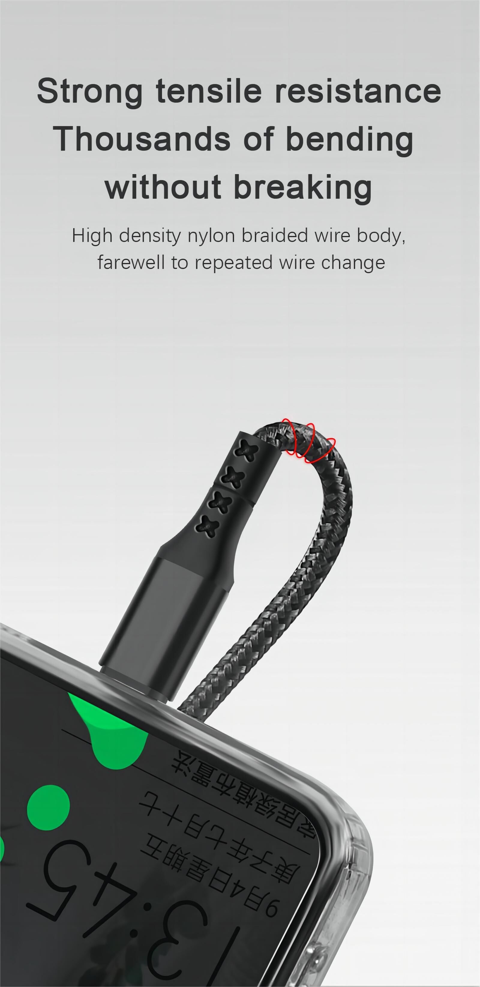 Pd3.0 65w 480mbps Uca116cc Usb-c To C Fast Charging Data Braided Cable ...