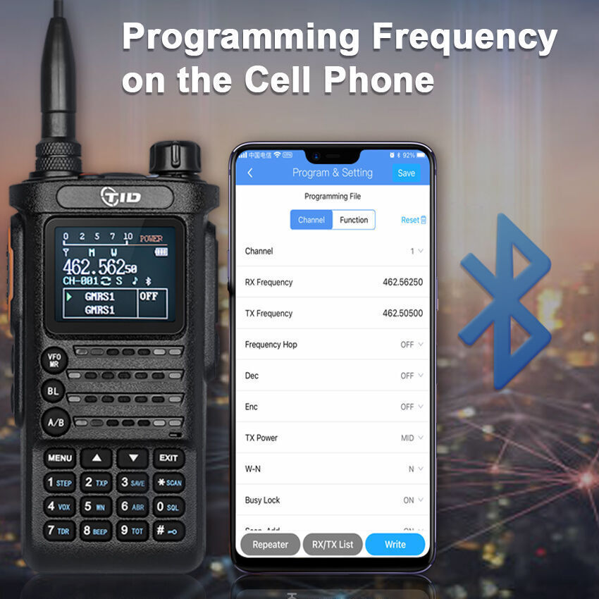 Analog Radio10w Tid Td-h8 Walkie Talkie Long Range Telsiz Vhf Uhf Radio ...