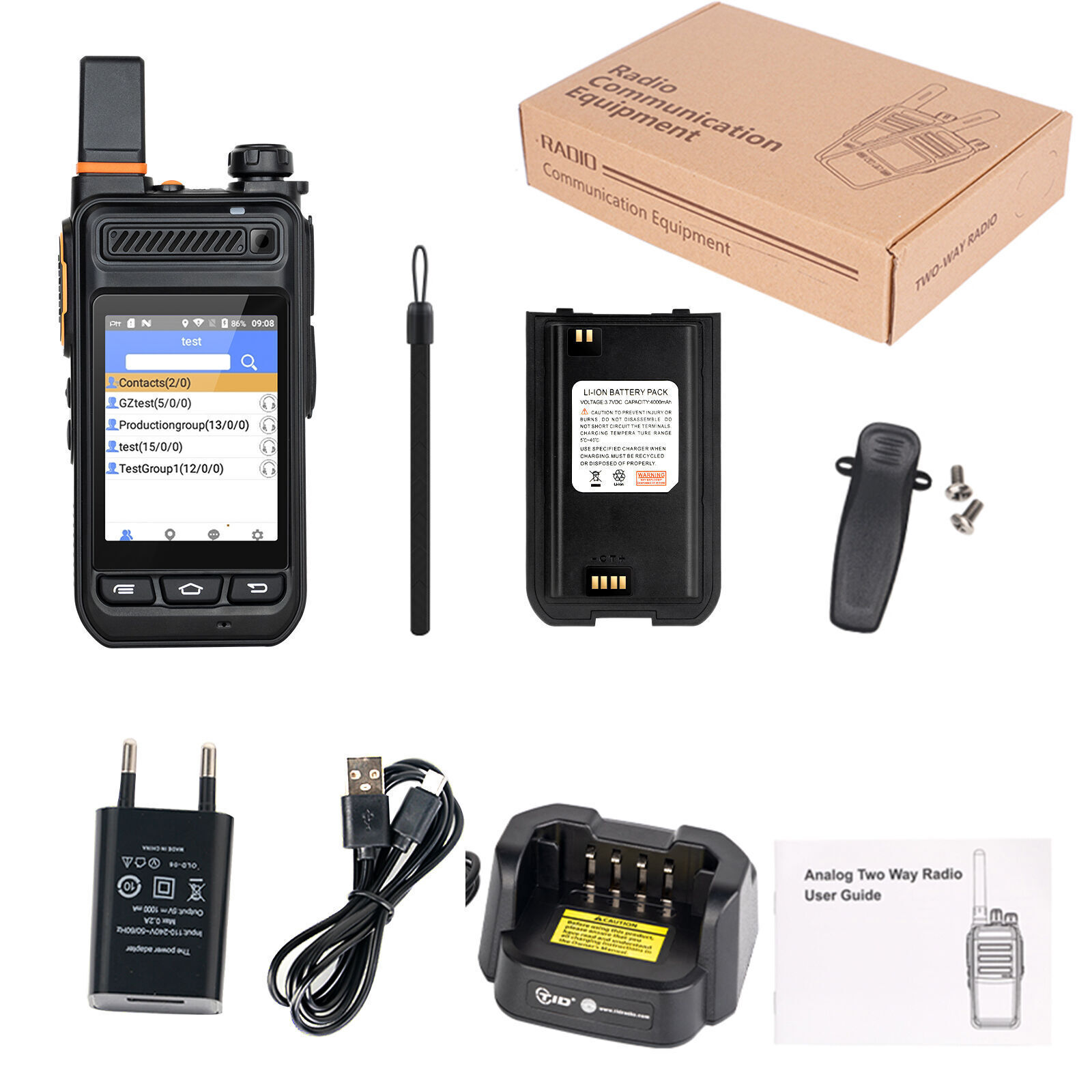 Tid Td-g860 2.8 Inches Led Poc Radio Wifi Mobile Gps Walkie-talkie 4g ...