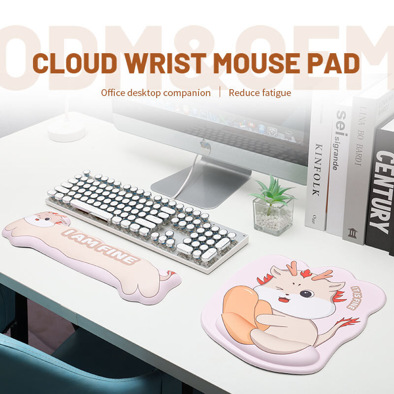Cute Anime Mouse Pad With Wrist Support And Keyboard Wrist Rest ...