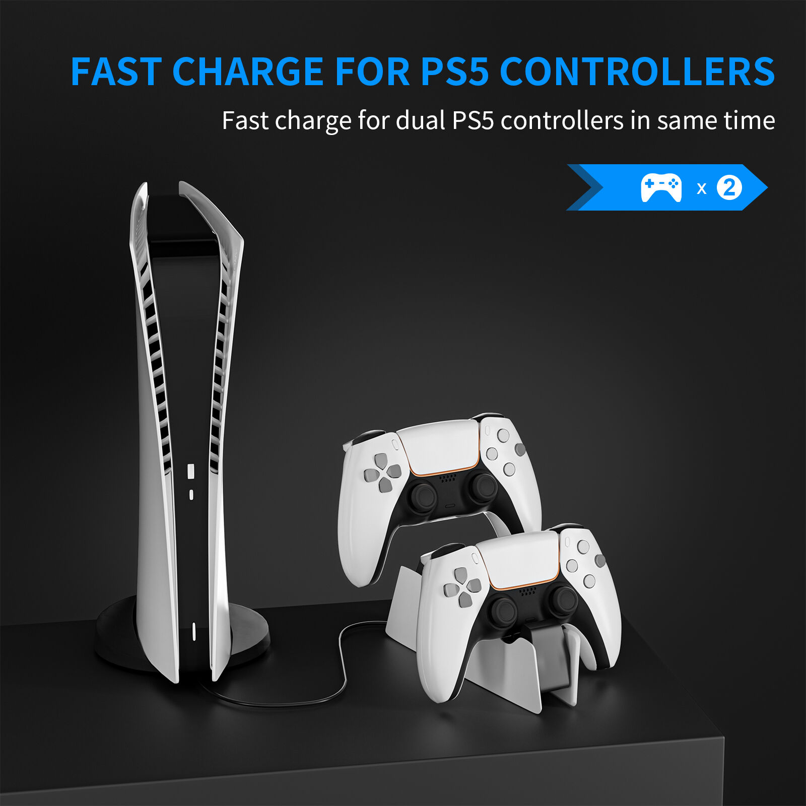 Oem Factory Docking Station For Ps5 Controller Dualsense Charger For ...