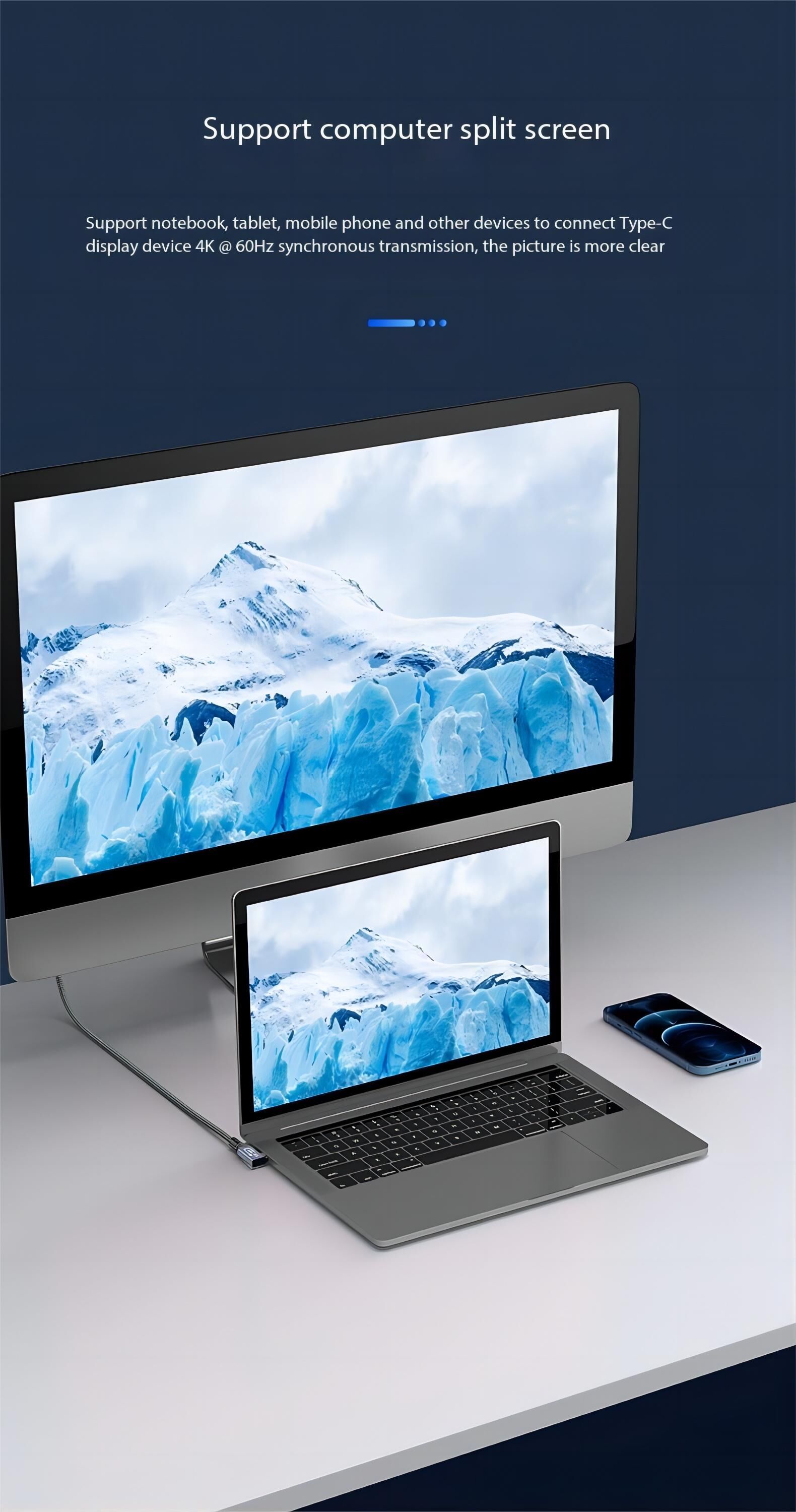 Pd3.0 100w High Frequency 1m Fast Charge Type C To C Positive Bended ...