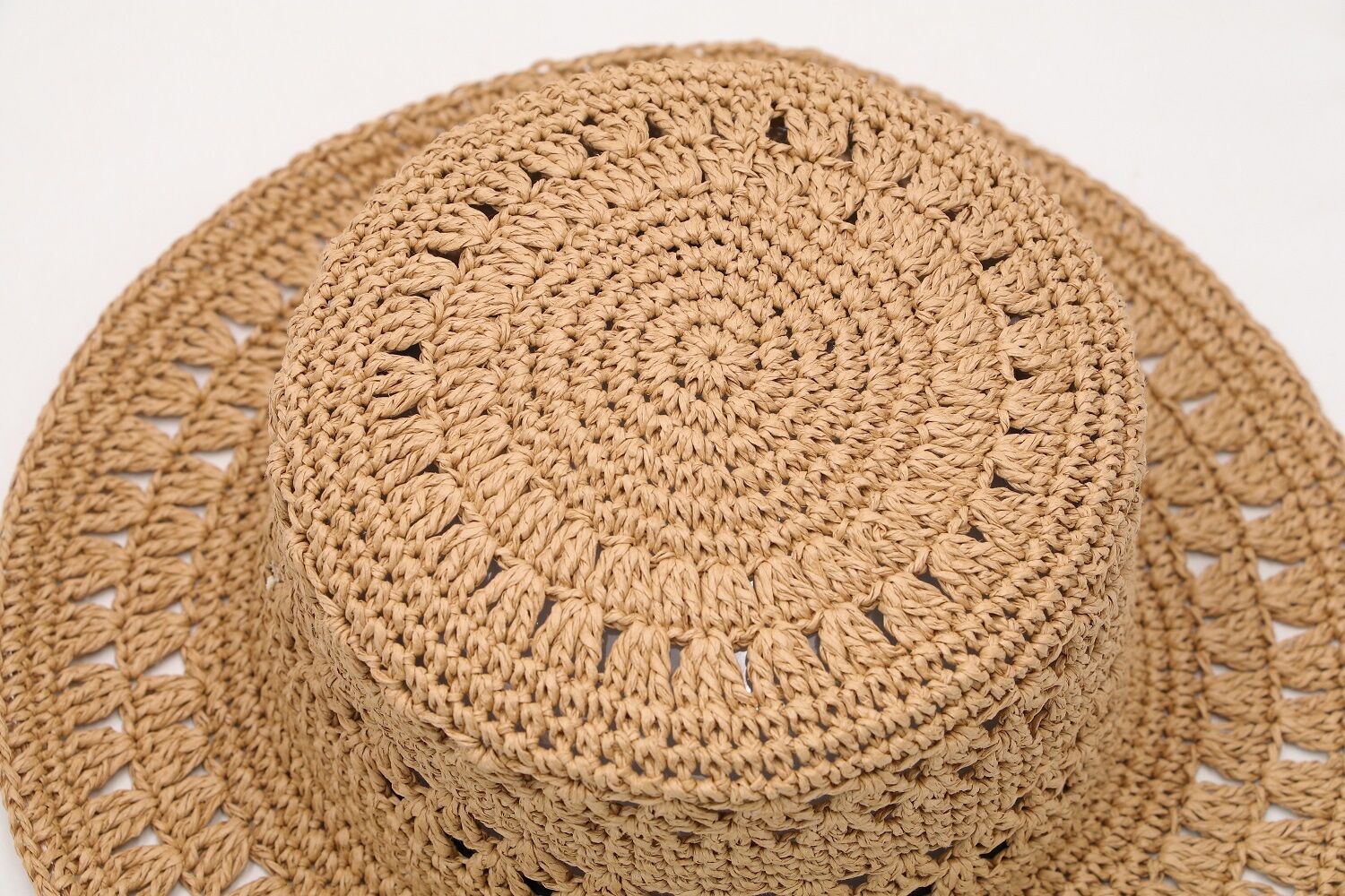 Chic Woman Beach Summer Portbale Paper Straw Handmade Designer Hat ...