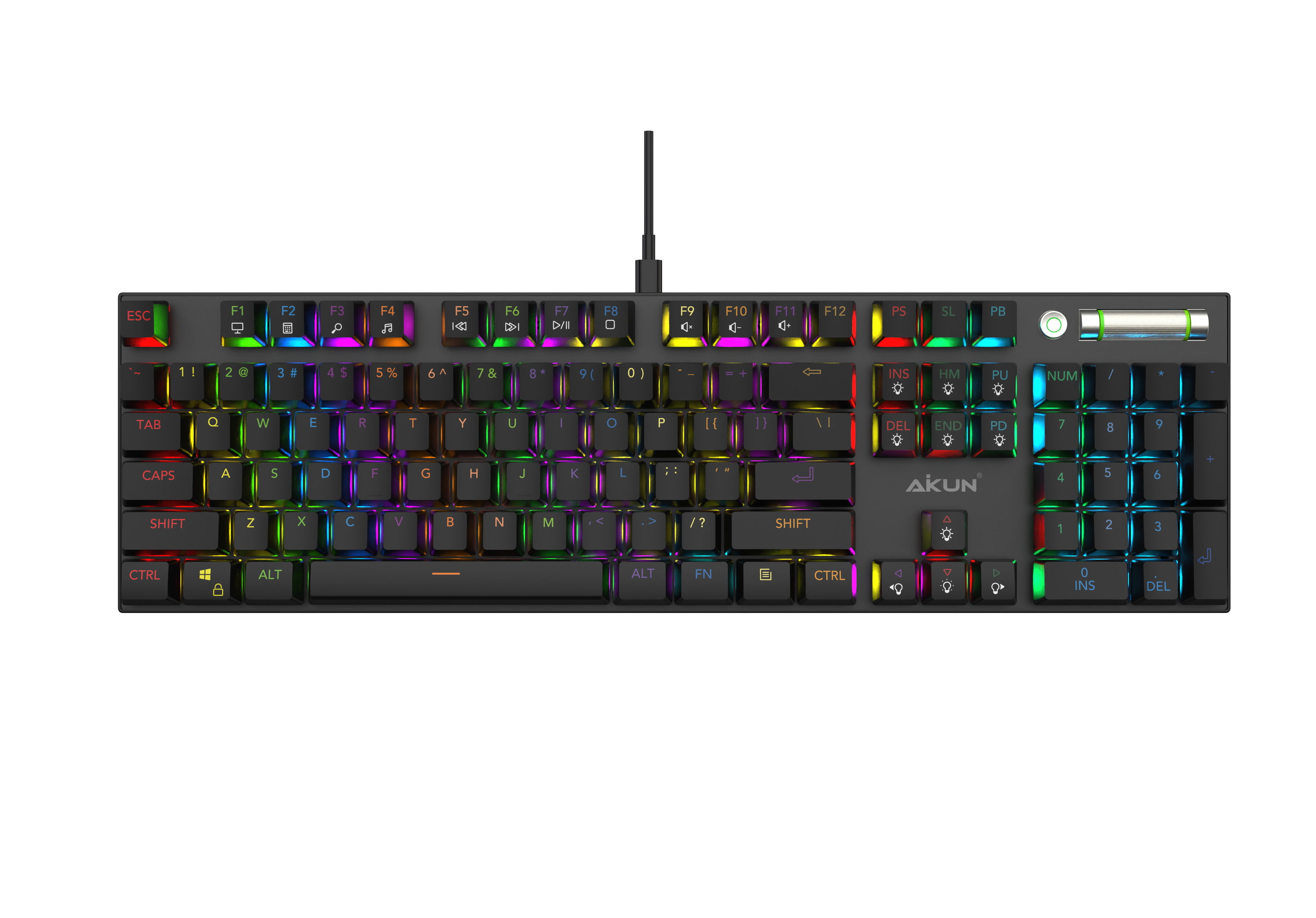 Mechanical Gaming Keyboard, Wired/wireless Gaming Keyboard, Rgb ...