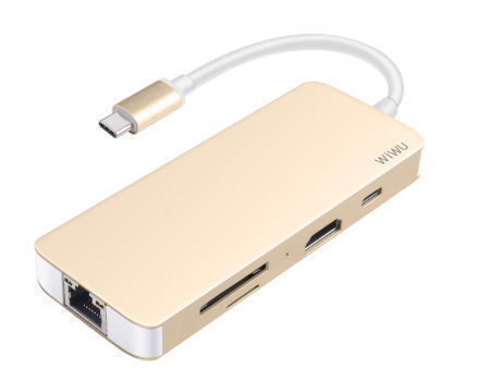 Bulk Buy China Wholesale Usb C Hub 8 In 1 Usb-c Hub With 4k Hdtv, 3 Usb ...