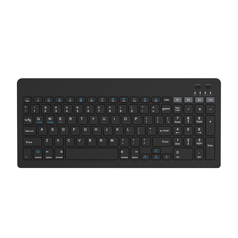 Bluetooth Bt 2.4g Dual Mode Keyboard Rechargeable Type-c Keyboard ...