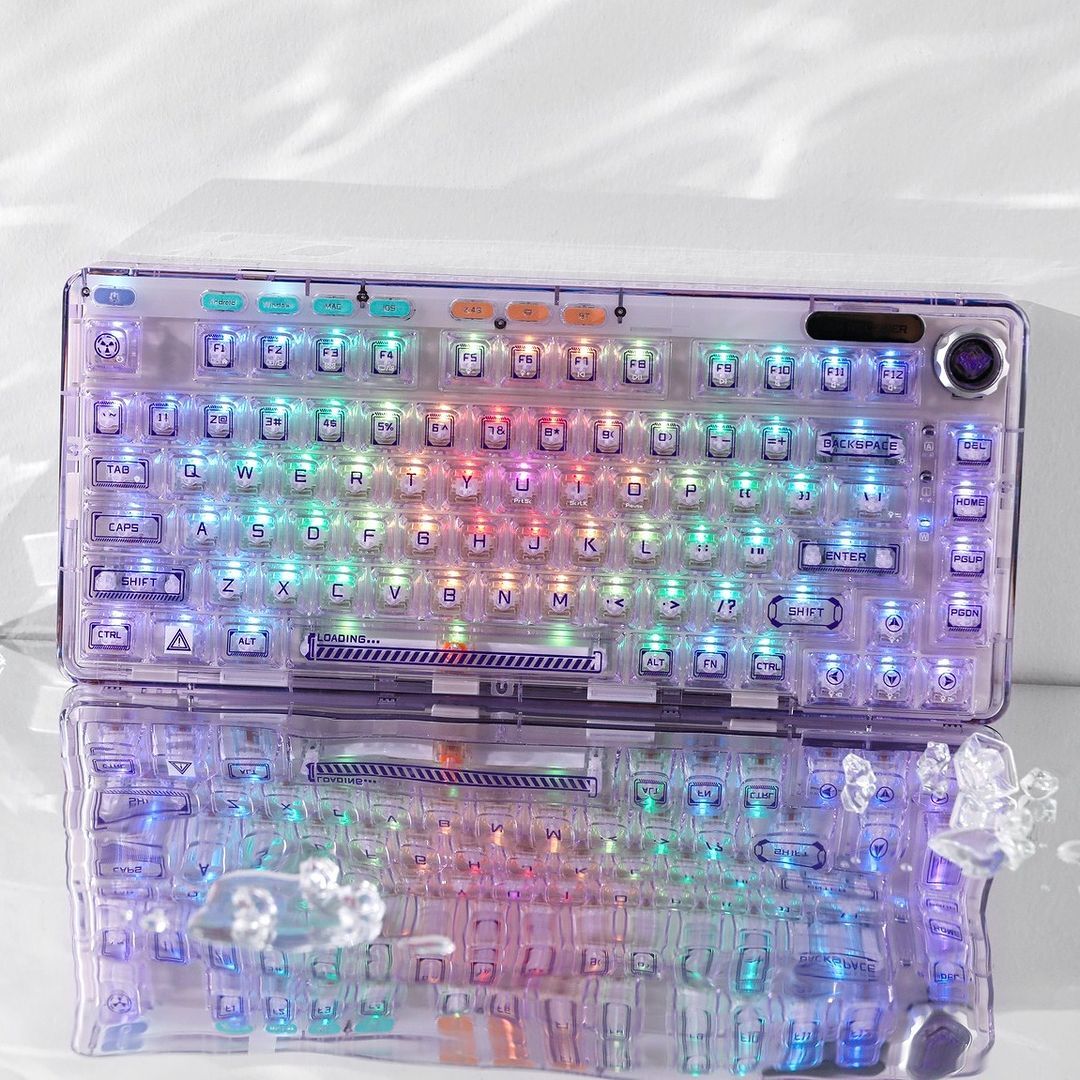 Si-2616 Gasket Keyboard Transport Shell With Rgb Light 81 Keys Wholesale High Quality Keyboard ...