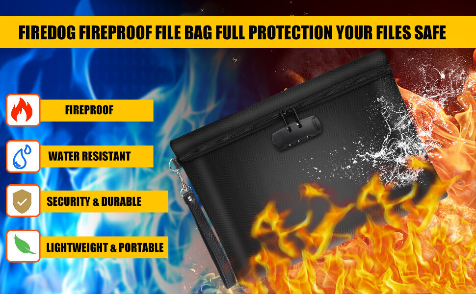 Bulk Buy China Wholesale Fireproof Bag With Lock Zipper Closure Custom ...