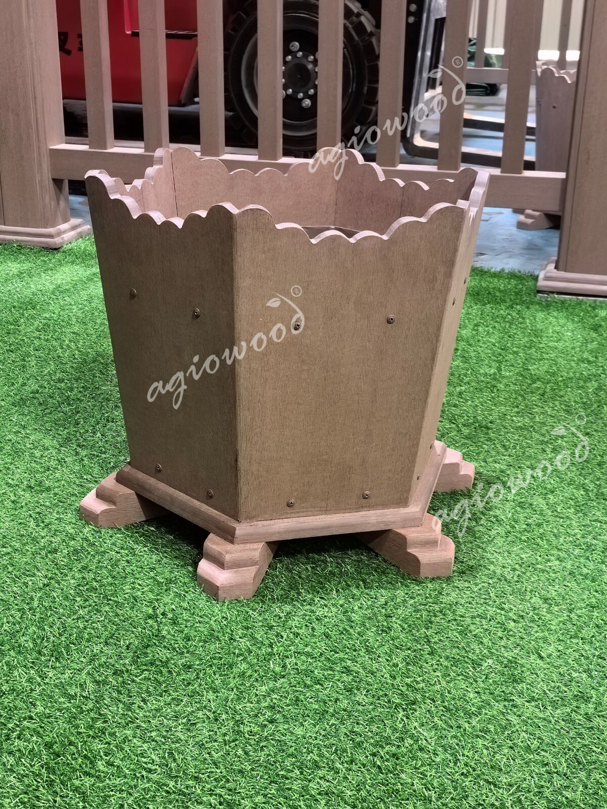 Outdoor Planter - Flower Pot - Wood + Pp Composite (wpc) $120 ...