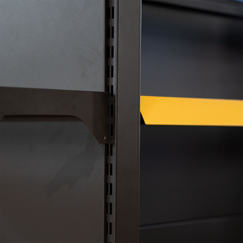 Heavy Duty Supermarket Metallic Shelves Store Display Racks Gondola ...