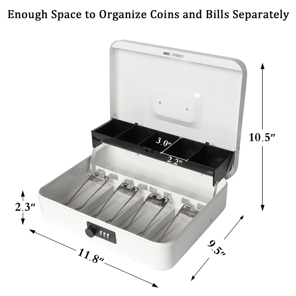 Competitive Price Deposit Combination Lock Cash Safe Box For 4 ...