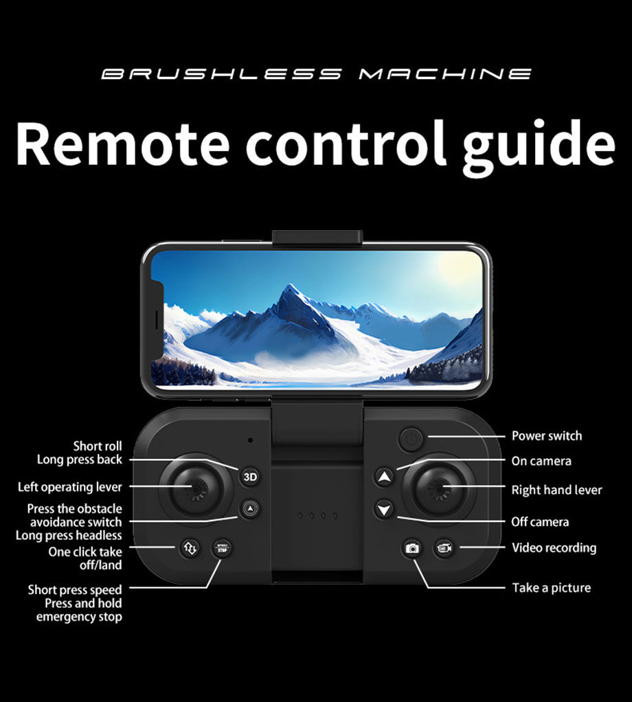 S25 Drone Brushless Motor Hd Dual Aerial Photography Folding Optical ...