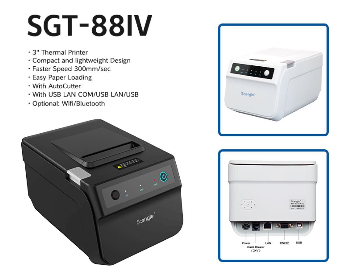 Scangle 80mm Thermal Receipt Printer With Autocutter - Expore China ...