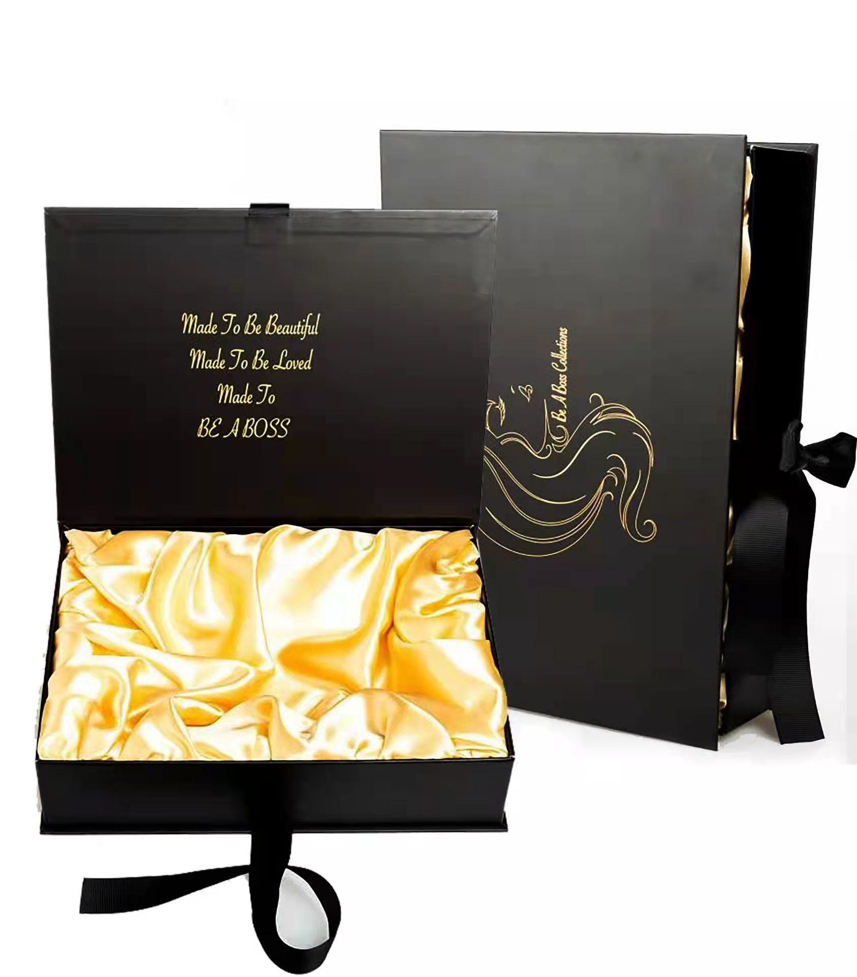 Wig Packing Pillow Box Small Batch Carton Handbag Color Box Take-out ...