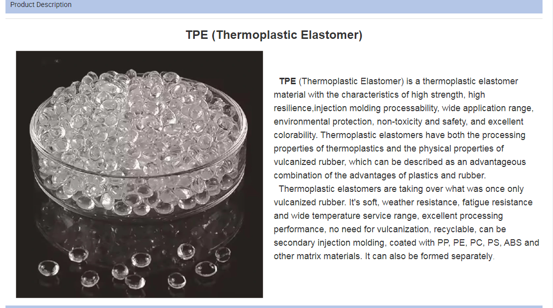 Bulk Buy China Wholesale Tpe Compound Raw Material Price Tpe Compound ...