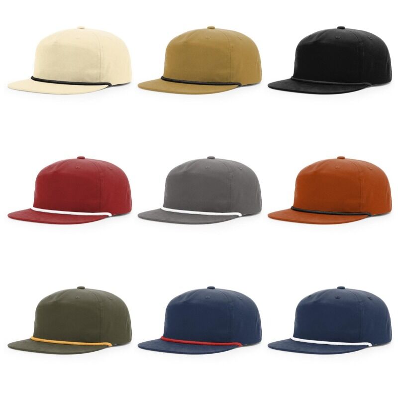 Promotional Wholesale Multicolor Plain Custom Logo Blank Flat Brim ...