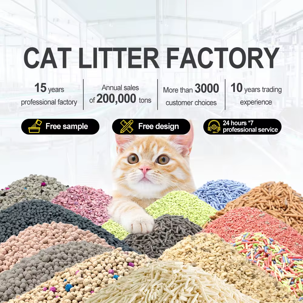 Bulk Cat Litter Wholesale Bsci Factory Catlitter Kitty Sand Clumping ...