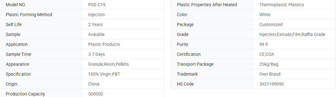 Manufacturer Granulated Injection Raw Material Poe Compound For Plastic ...