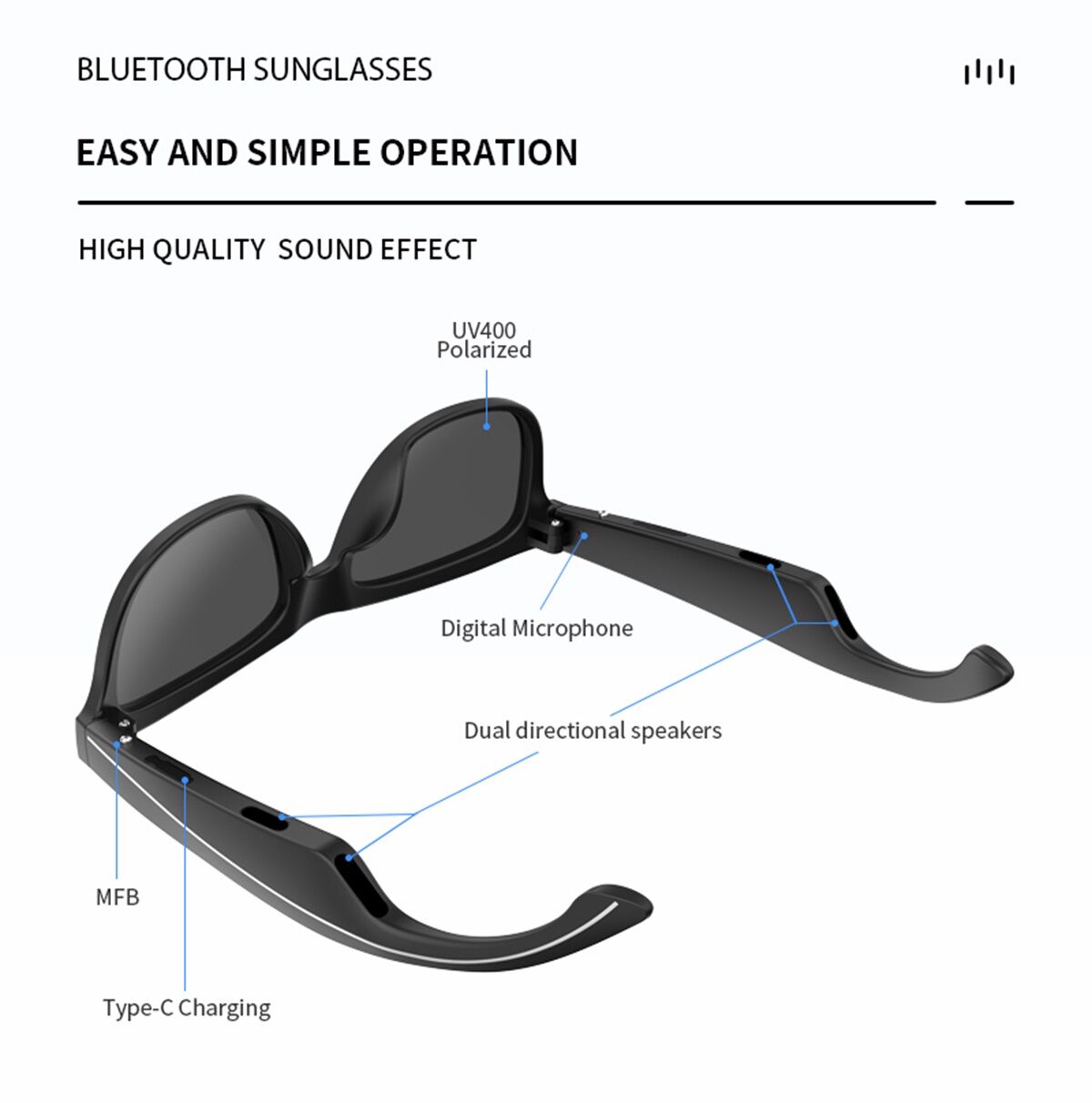 New Arrival Fashion Sport Smart Sunglasses Colorful Mirror Custom Logo ...