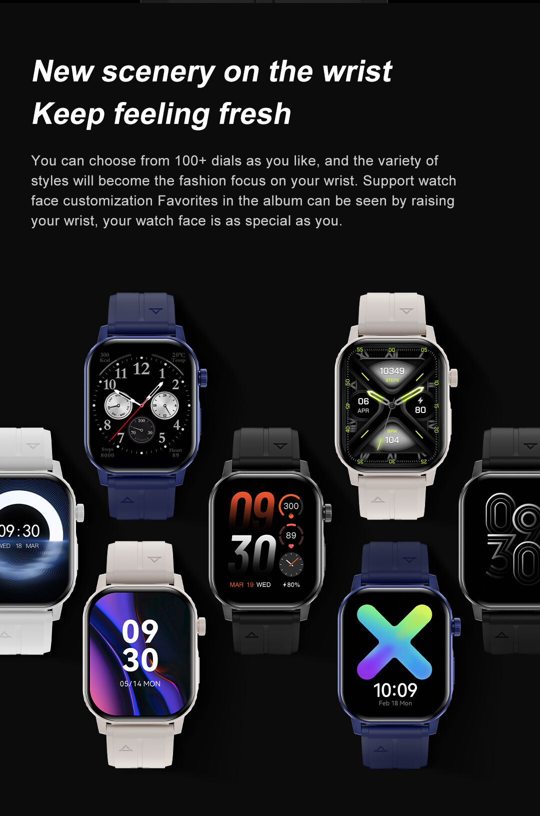 Factory Price Borderless Thin ,light Design Waterproof Smart Watch ...