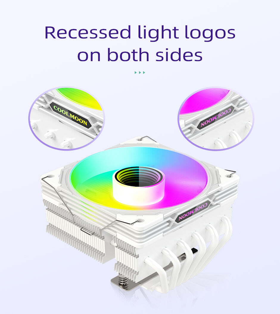 Factory Wholesale Coolmoon Support Oem/odm Gaming Pc 6 Heat Pipe Cpu ...