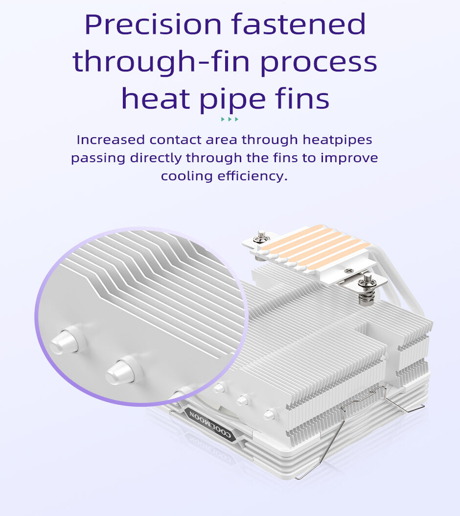 Factory Wholesale Coolmoon Support Oem/odm Gaming Pc 6 Heat Pipe Cpu ...