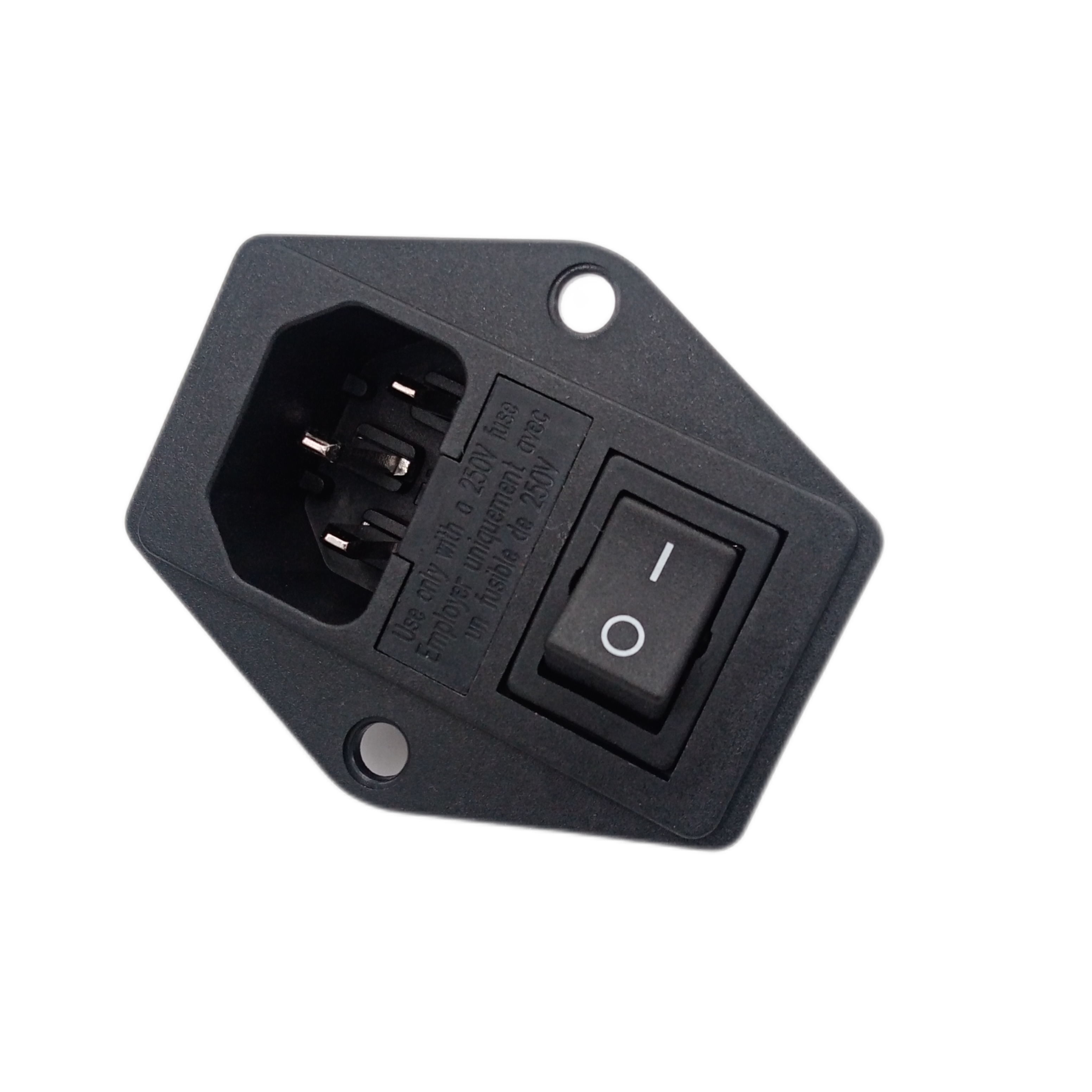 Iec 320 10a 250v 15a 125v Ac Rocker Switch C14 Socket Connector With ...