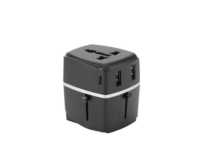 Multi-color Travel Adapter 4usb Type C Wall Power Travel Adaptor Multi ...