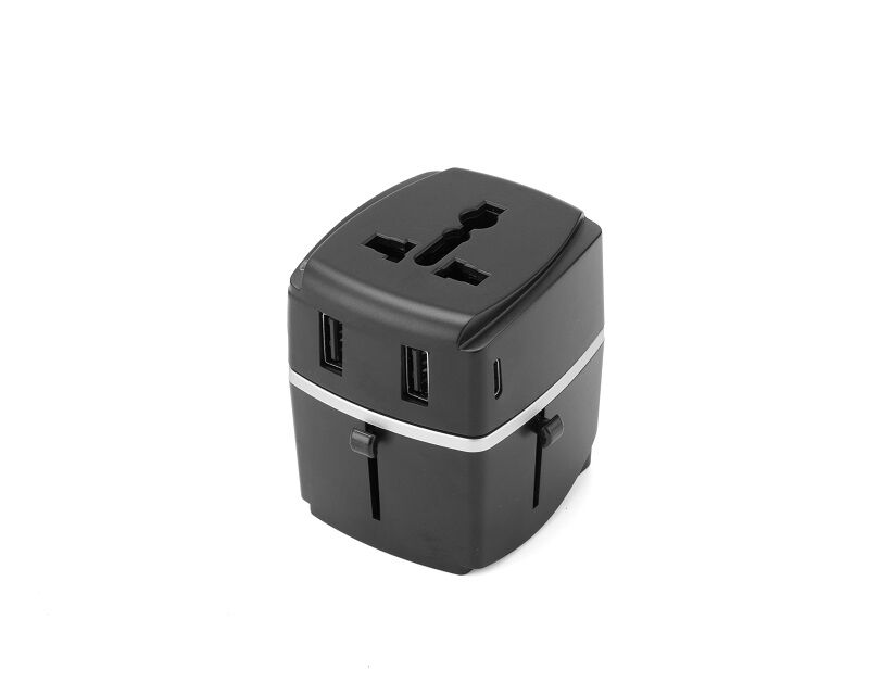 Multi-color Travel Adapter 4usb Type C Wall Power Travel Adaptor Multi ...