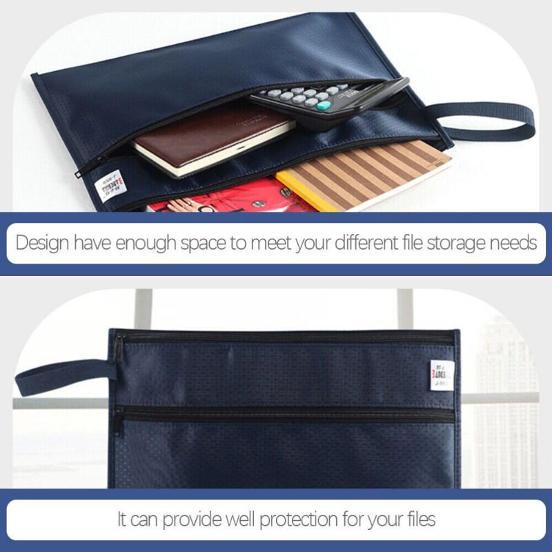 Promotional File Binder Pouches Document Bag Travel Folder Portable ...