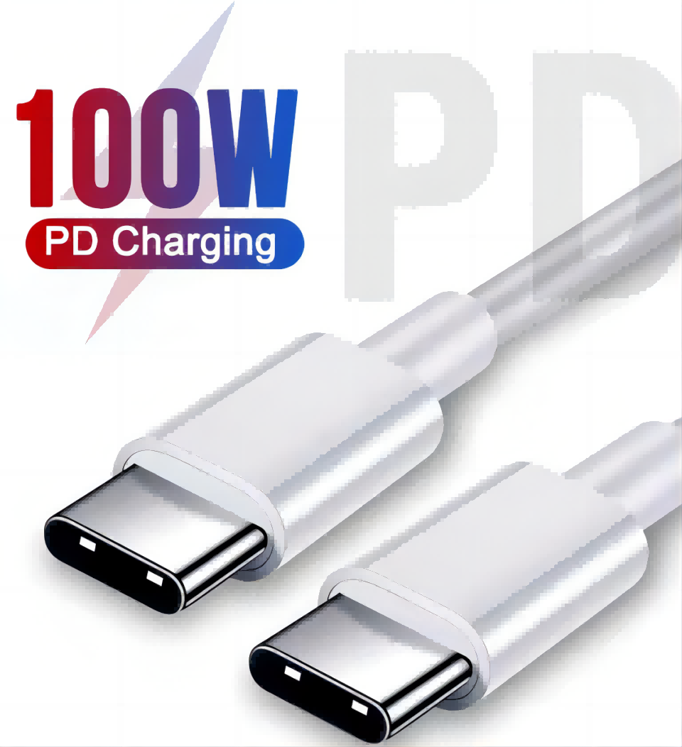 5a 100w Fast Charge Quick Charging Usb C To Usb C Pd Charger Data Tipo ...