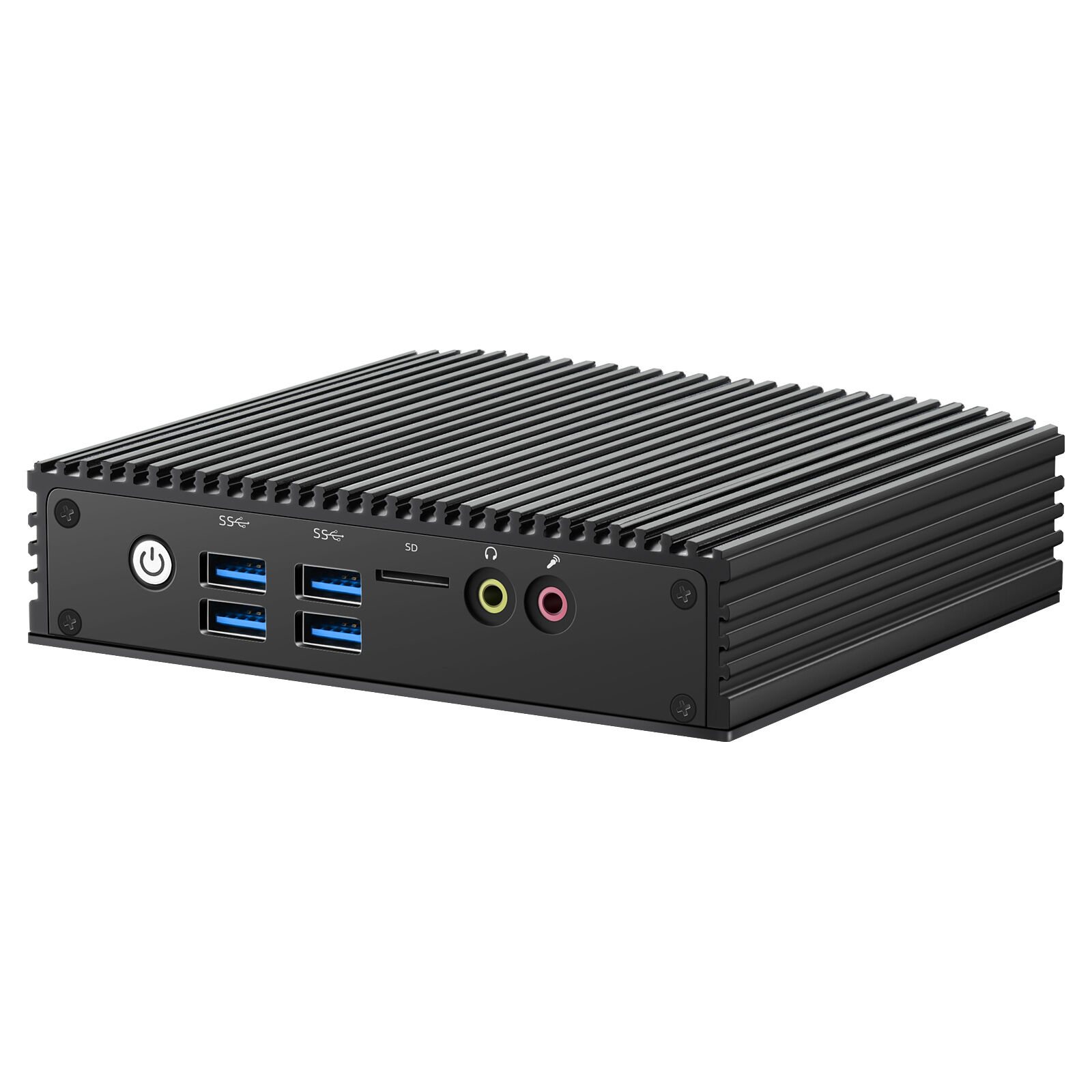 Industrial Fanless Mini Pc Ac8-v2-2lan Celeron N100 Cpu Sodimm Ddr4 M.2 2280 Sata/nvme Ssd ...