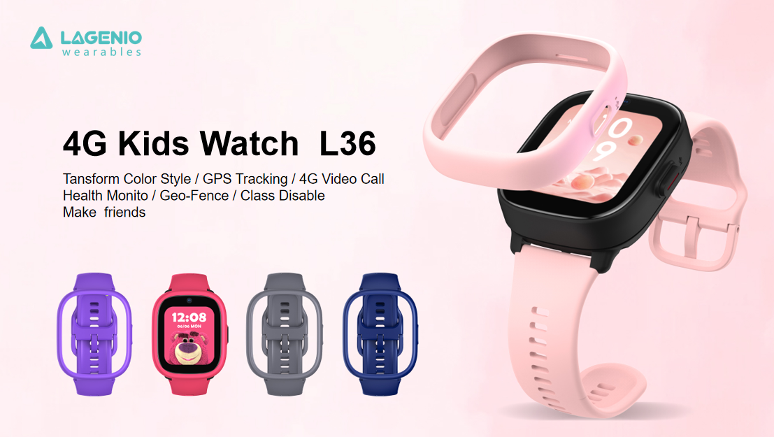 Lagenio Kid Smart Watch Supporting 4g/gps Location/4g Video Call/voice ...