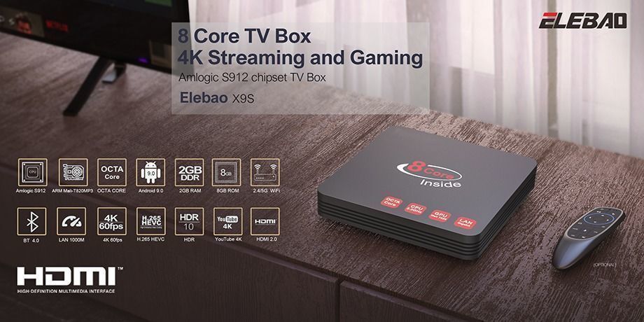 Buy China Wholesale Elebao Amlogic S912 Octa-core Cpu X9s 2gb Ram 8gb ...