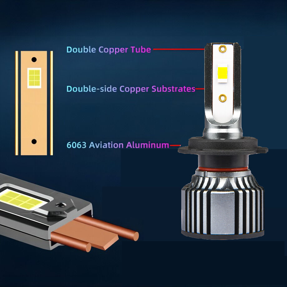 New Automotive Led Headlights For Car 3570 Chips Car Led Light H1 H3 H4 ...