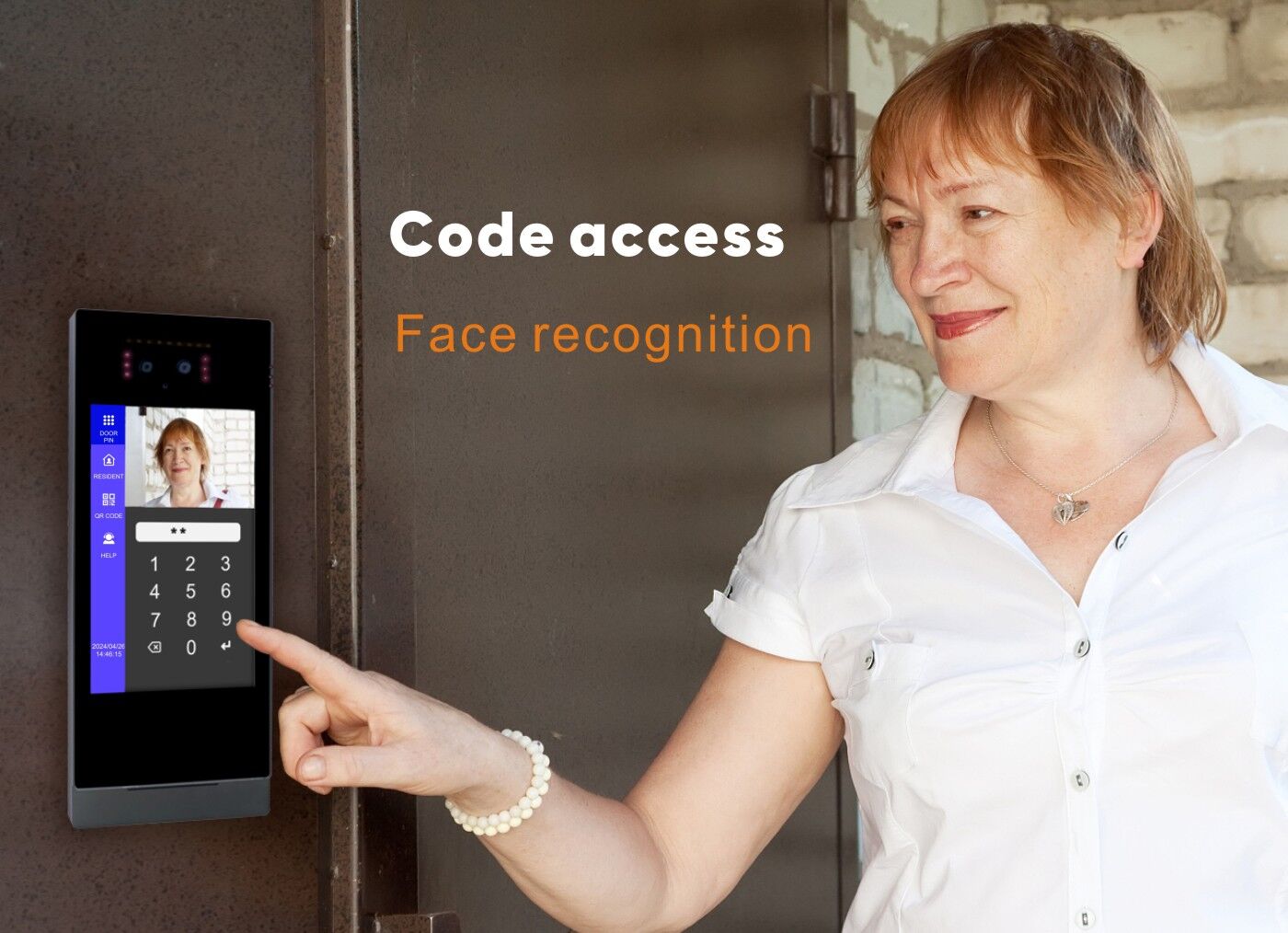 Cloud Basaed App Control Face Unlock 8 Inch Tft-lcd Touch Screen Smart ...