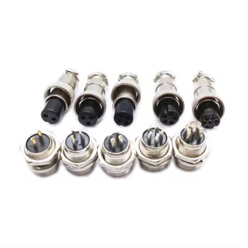 Aviation Plug 12mm Gx12 2-core 3-core 4-core 5-core 6-core Male Female ...