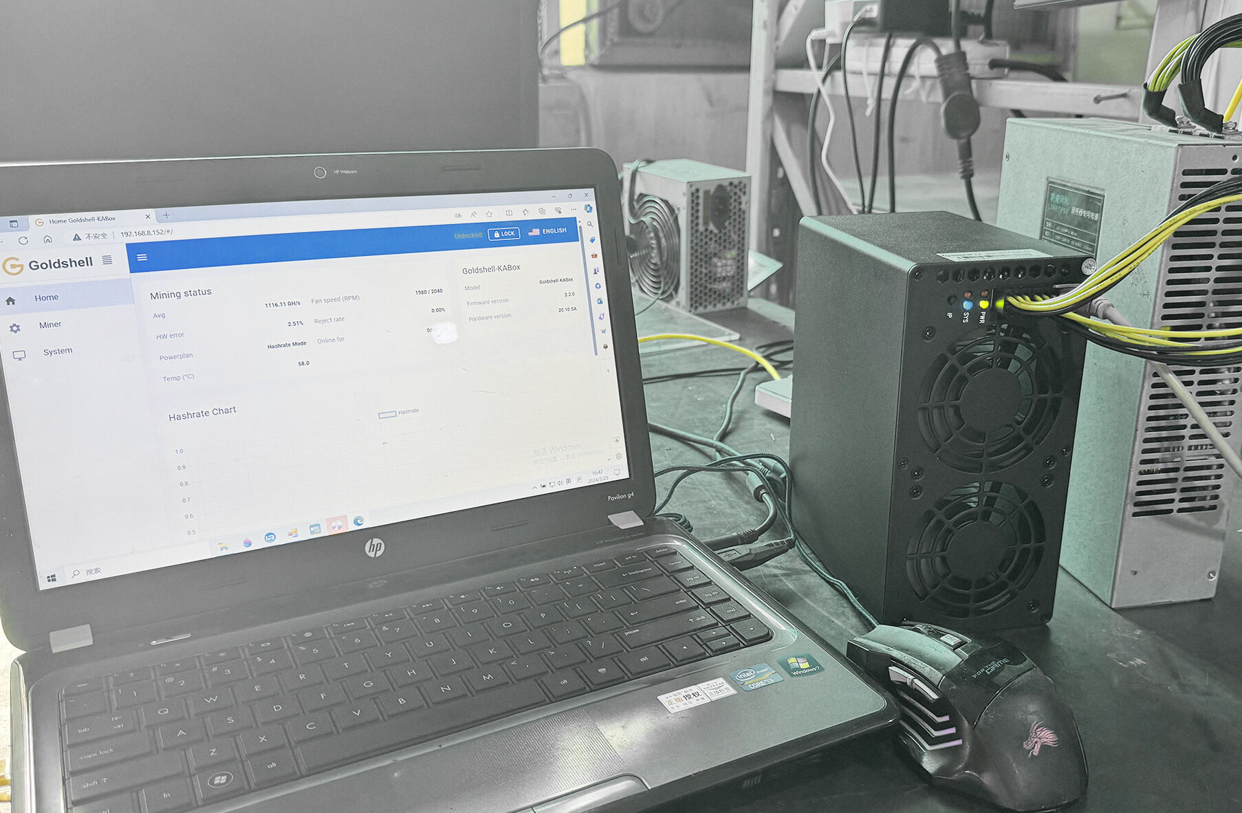 Spot Sale Kaspa Miner Goldshell Ka Box Pro 1.6 Th/s Asic Miner - Buy ...