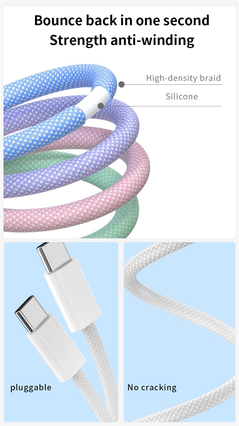 Popular New Product 240w Fast Charging Data Cable Usb Type-c To Usb C ...