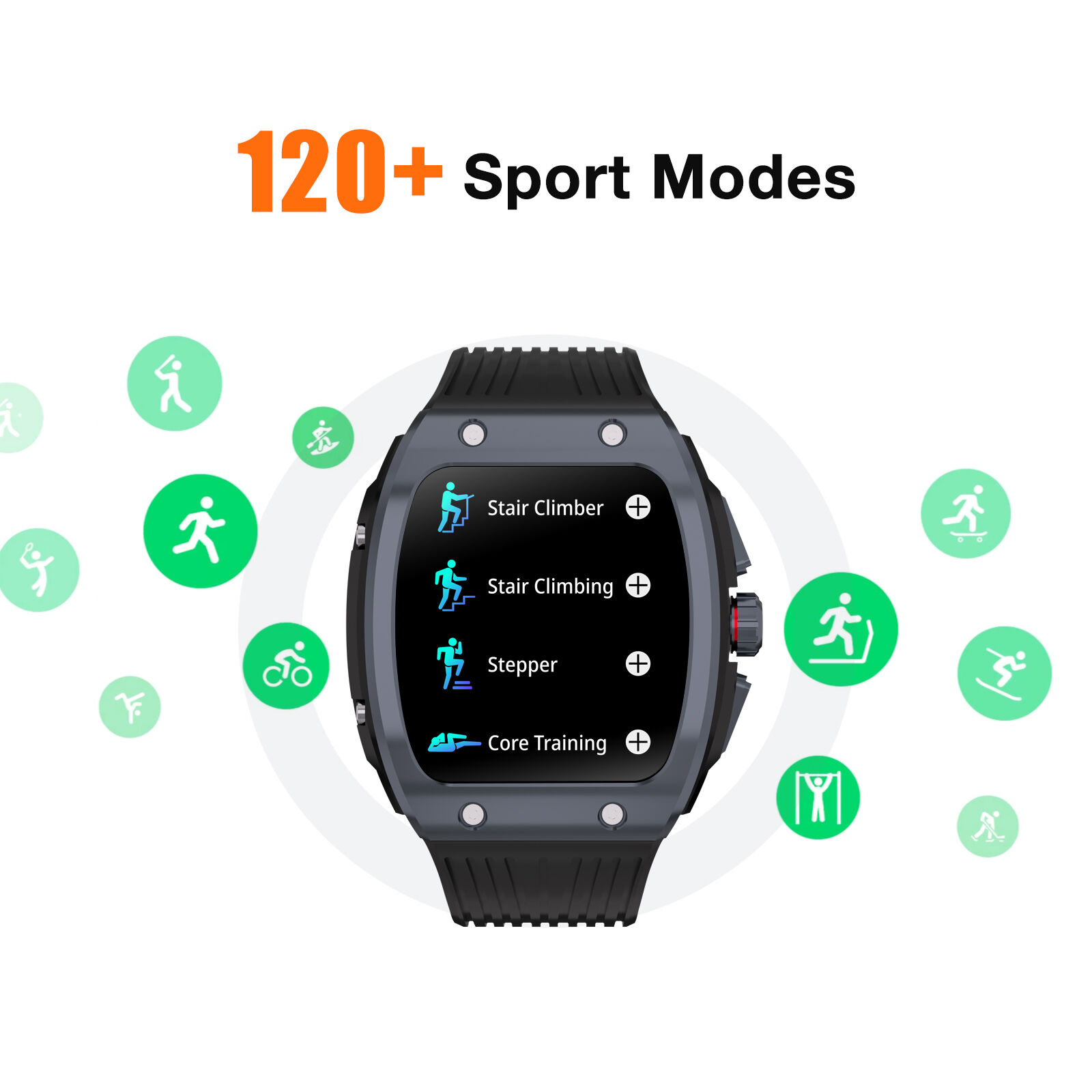 All-day Health Tracker Smartwatch With Customizable Watch Faces ...
