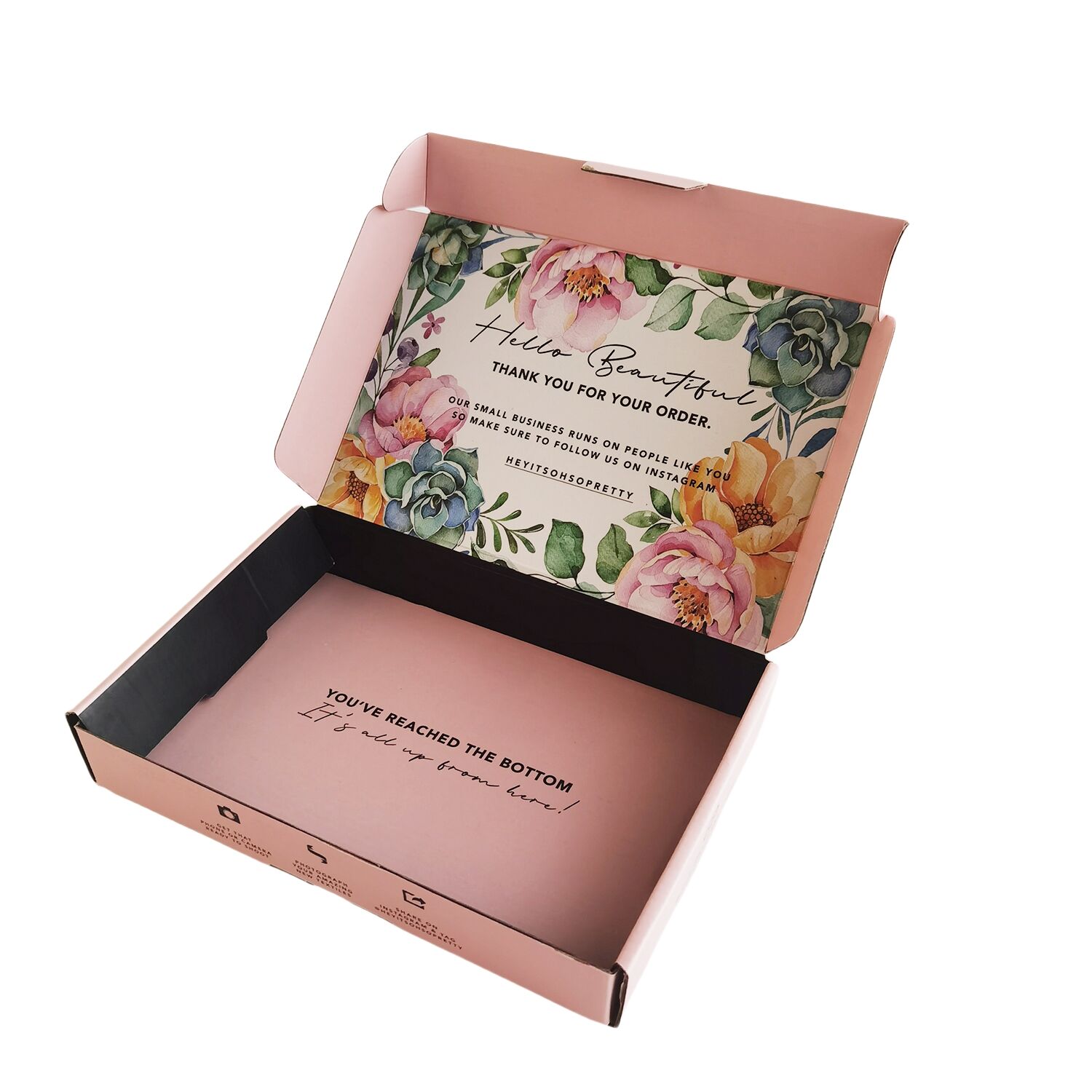 Rainbow Packaging Eco Friendly Corrugated Shipping Carton Underwear ...