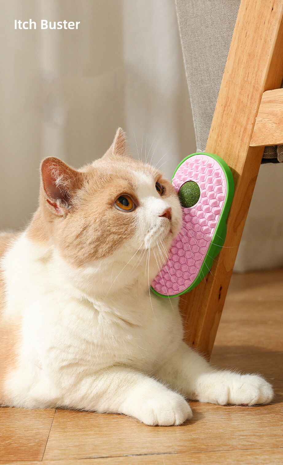 2024 Hot-selling Hair Rubbing Device Cat Self-help Tickling Toy Tickle ...